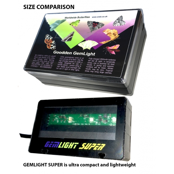 Moonlander Moth Trap with Supports and Goodden GemLight SUPER